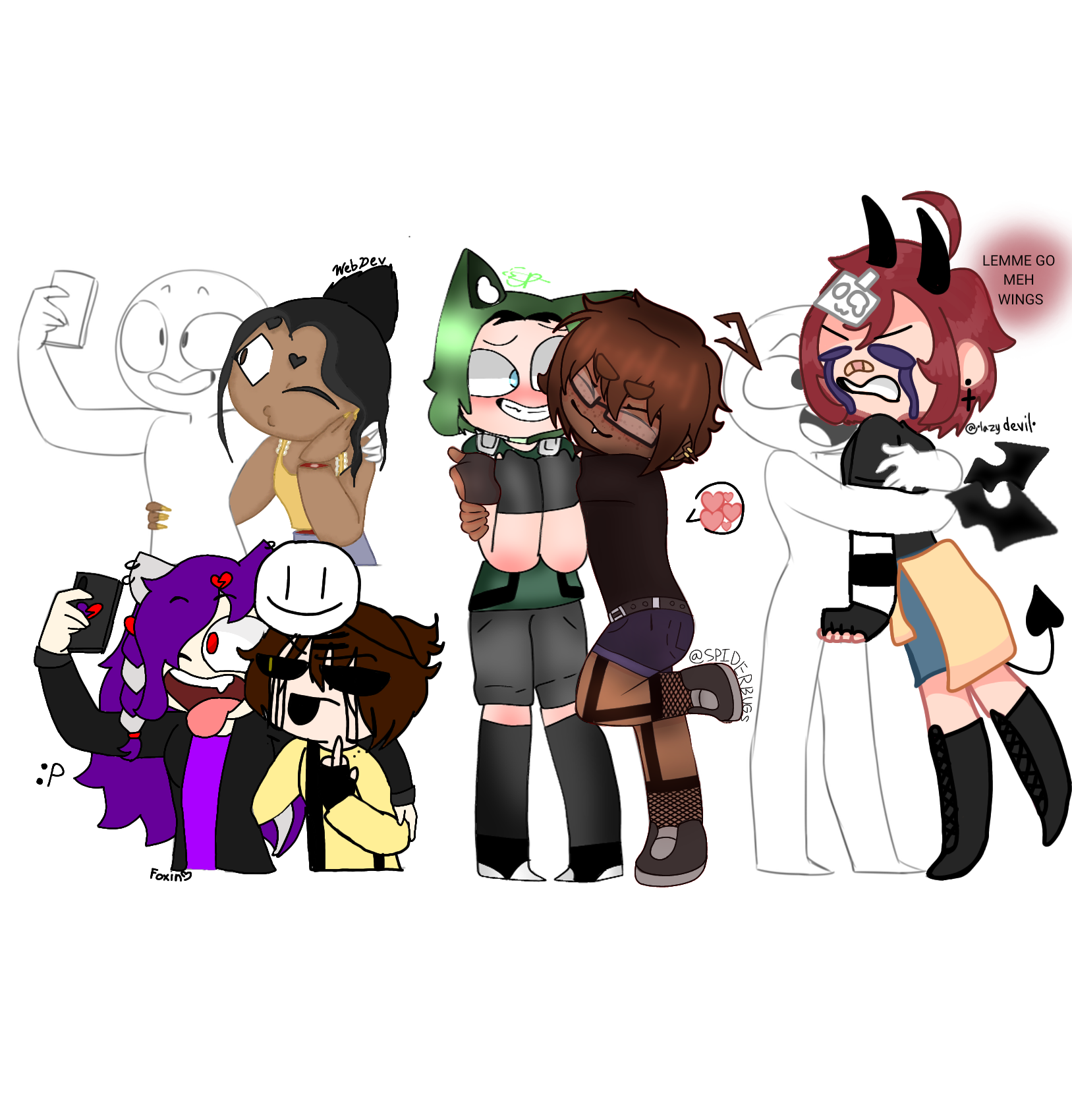 Selfie Collab - ibisPaint