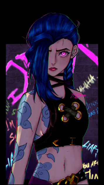 Jinx (Arcane) - ibisPaint