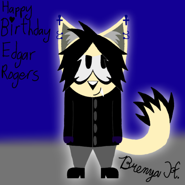 Happy Birthday Edgar Rogers - ibisPaint