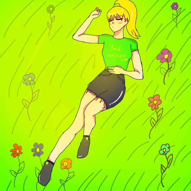 girl under the sun - ibisPaint