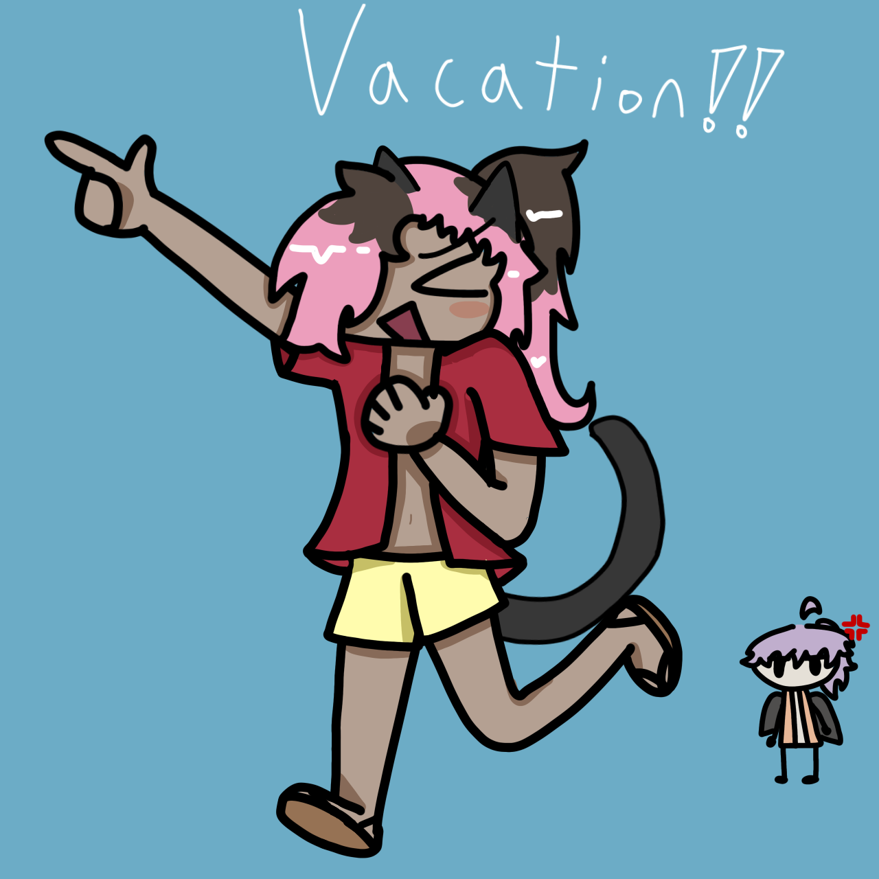 Zip is taking a break - ibisPaint