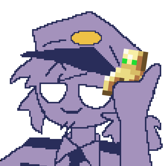 Purple Guy Pixel Art - ibisPaint