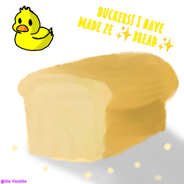 i have made ze bread ducks!!!!!! - ibisPaint