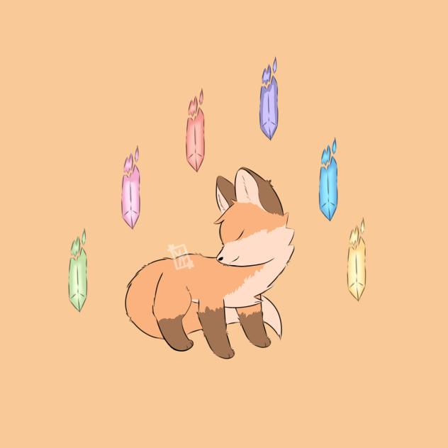 Crystal Red Fox - ibisPaint