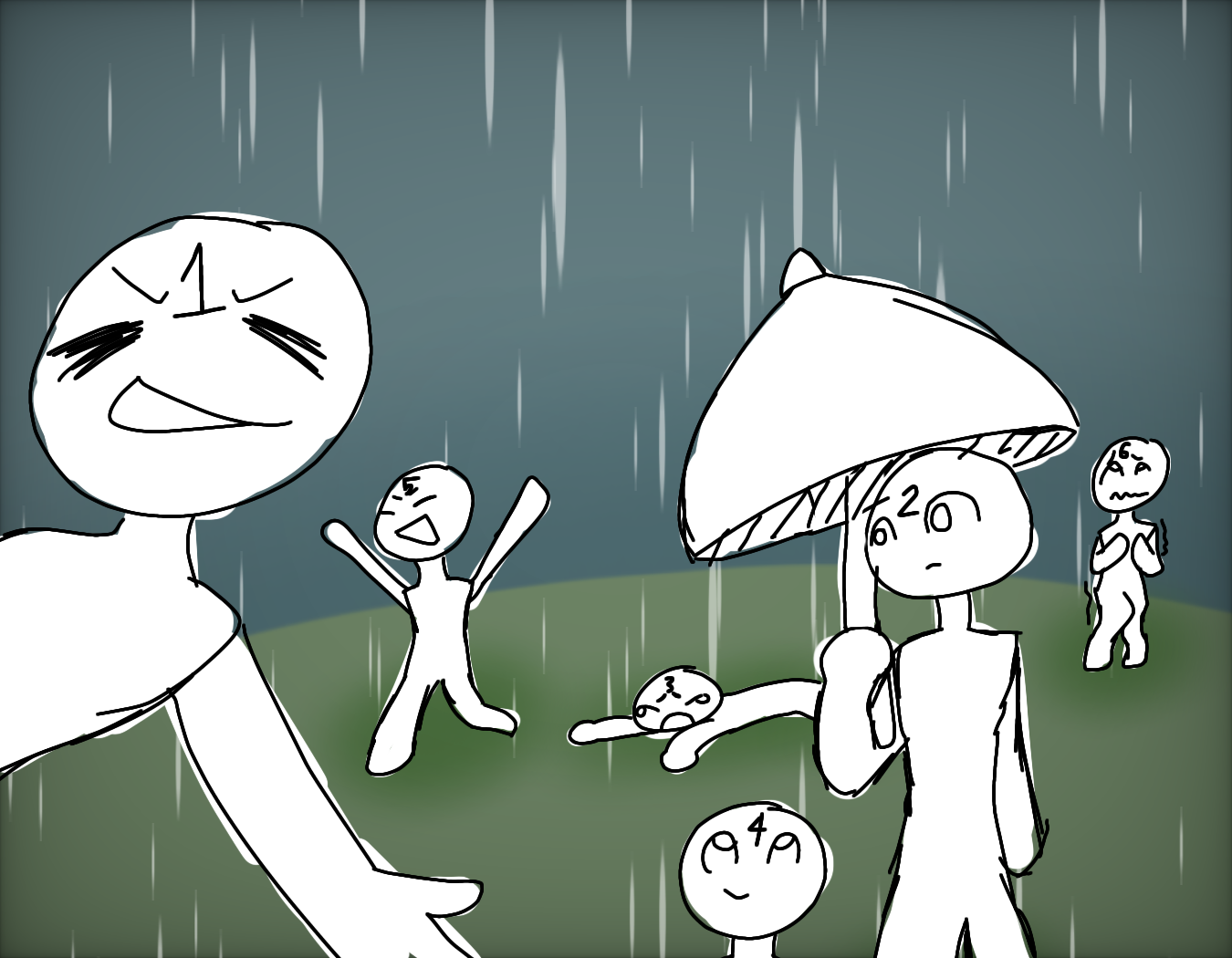 Rain Collab base! - ibisPaint