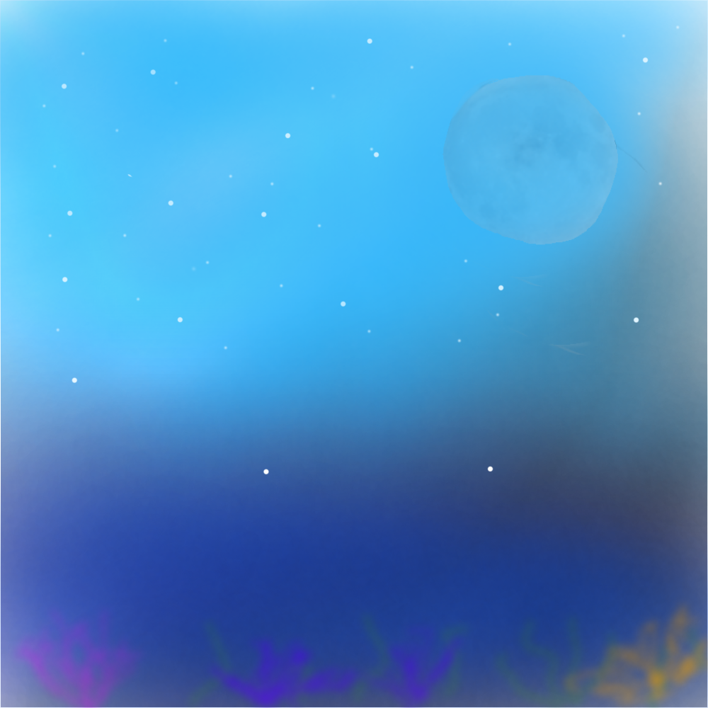 Ocean night - ibisPaint