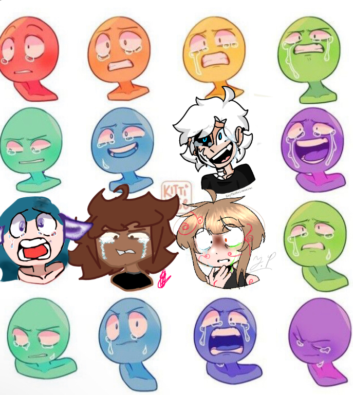 Crying expressions - ibisPaint