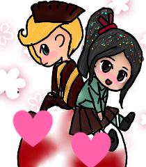 Rancis X Vanellope from Wreck it Ralph - ibisPaint