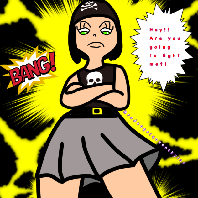 Stronger Girl is Fighting Back - ibisPaint