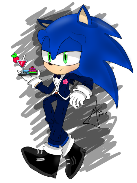 handsome sonic - ibisPaint
