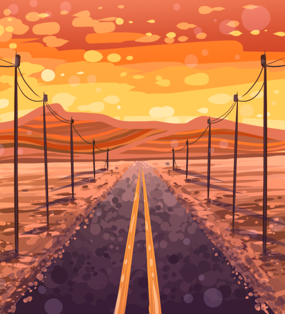 Highway - ibisPaint