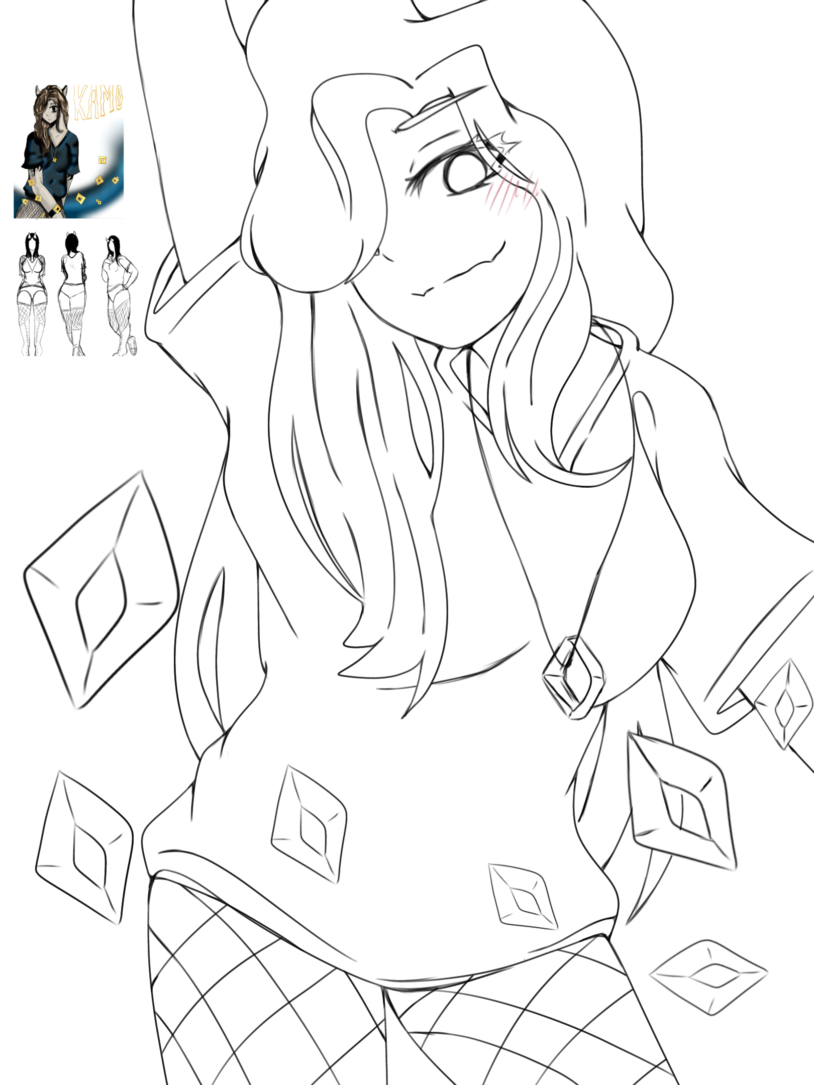 For Mary Cleland (lineart) - ibisPaint