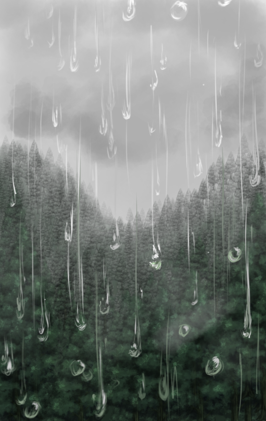 Rainy View - ibisPaint