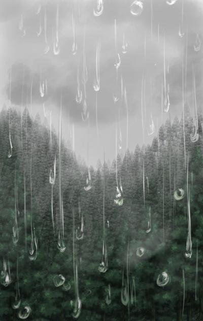Rainy View - ibisPaint