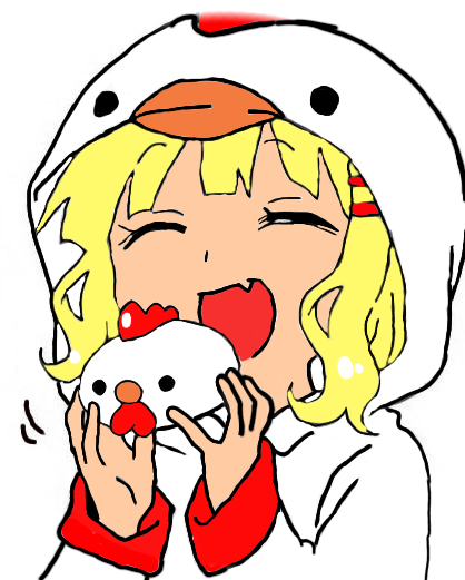 chicken girl - ibisPaint