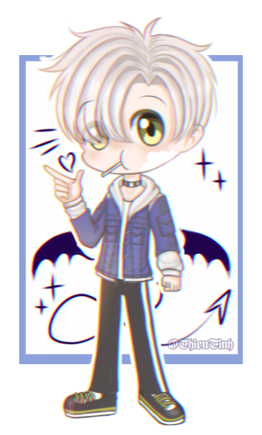 little demon(mascot) - ibisPaint