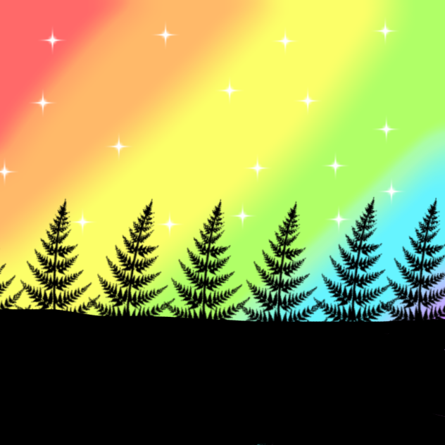 Rainbow sky - ibisPaint