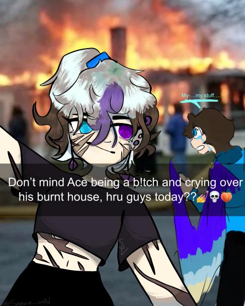 Snowy casually bully Ace - ibisPaint