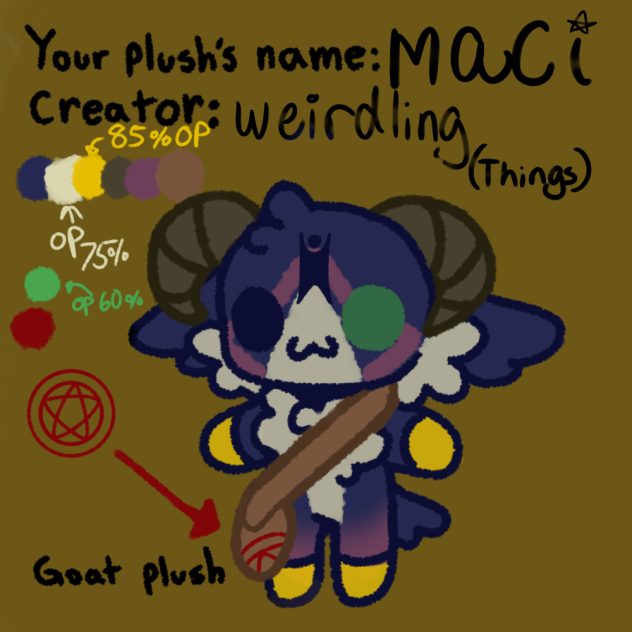 ☆Goat Plush☆ - ibisPaint