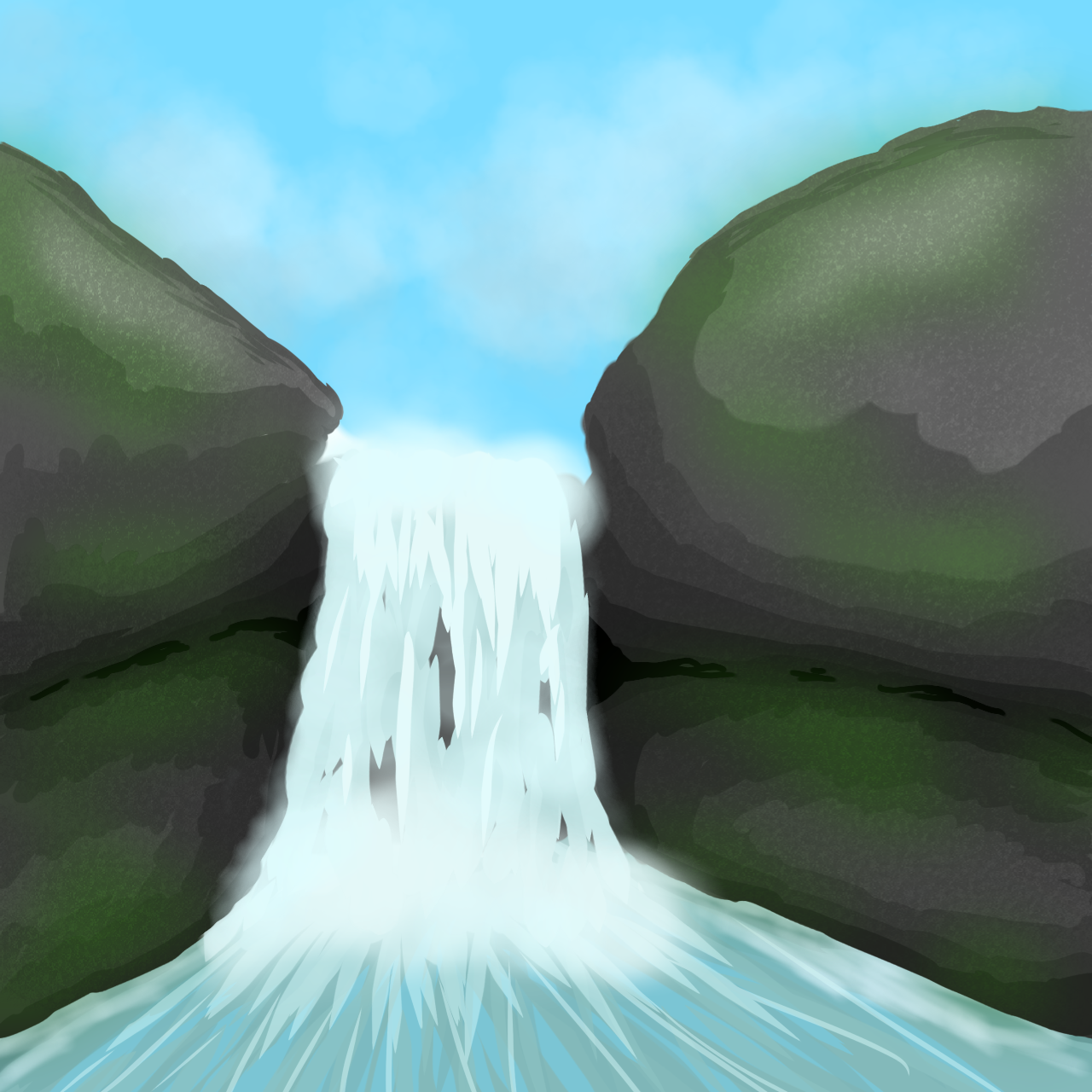 Waterfall - ibisPaint