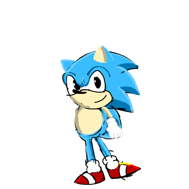Classic Sonic - ibisPaint