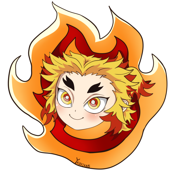 Rengoku chibi - ibisPaint