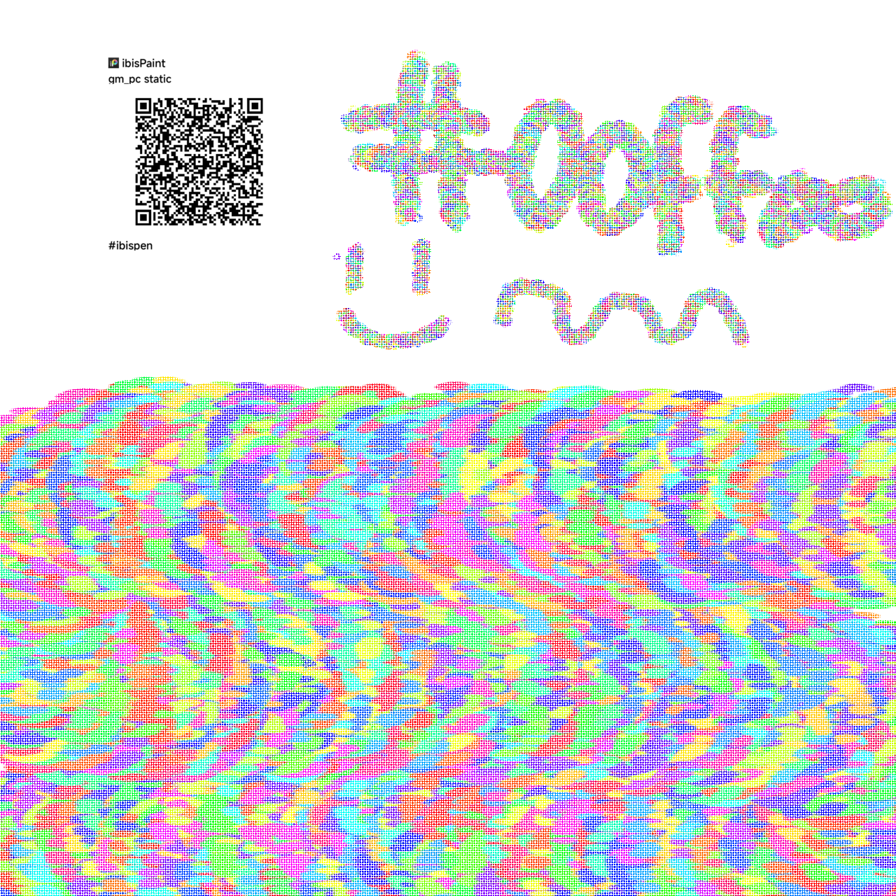 colorful static - ibisPaint