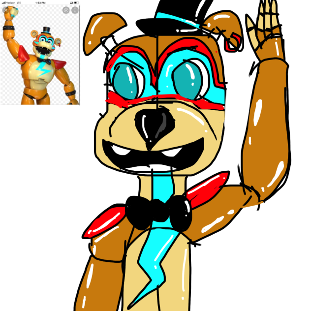Glamrock freddy - ibisPaint