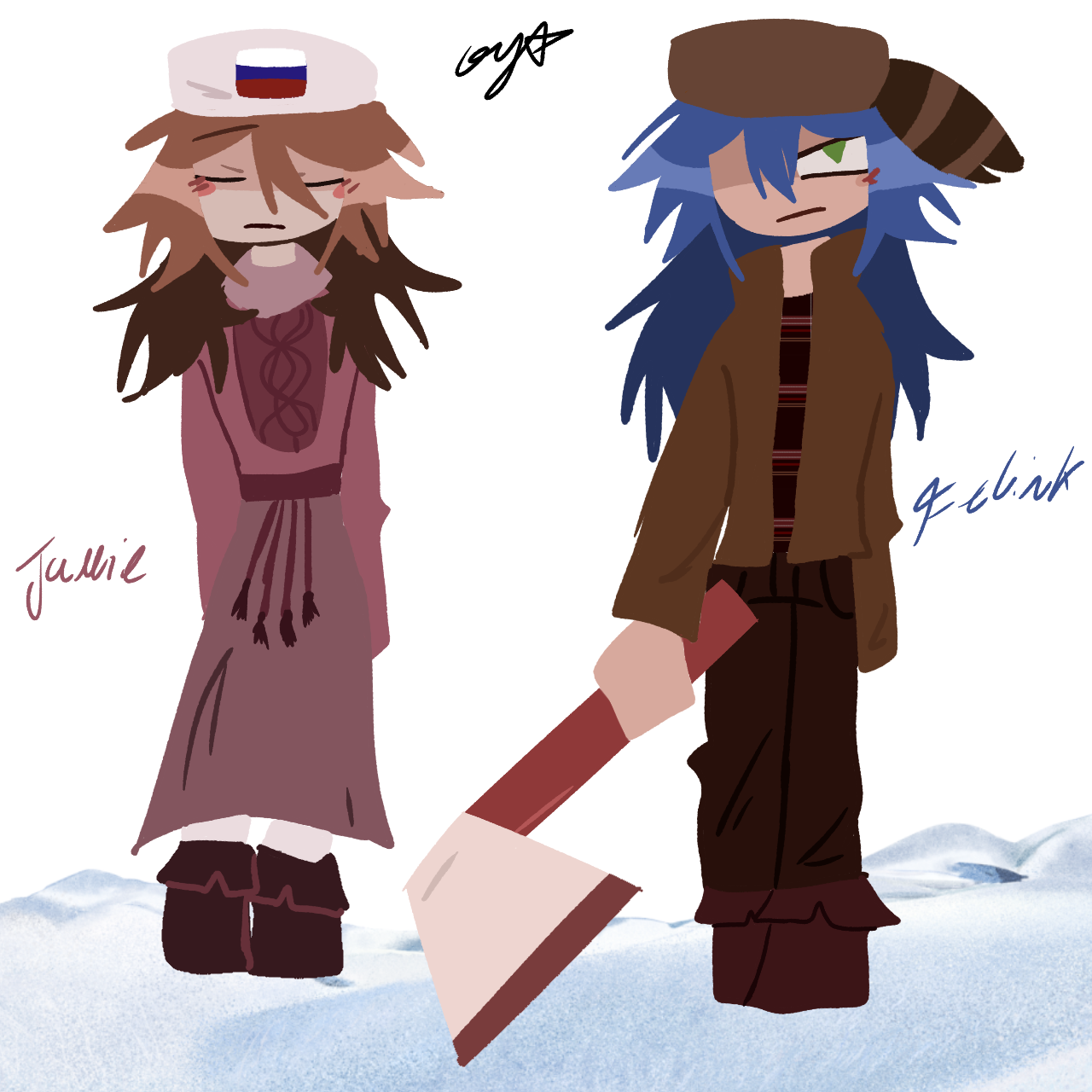 russian kids - ibisPaint