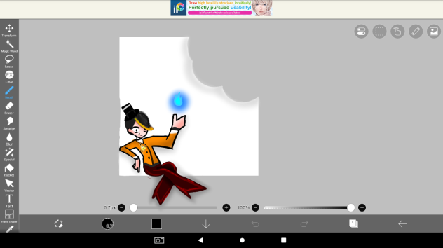 bill cipher as a human! - ibisPaint