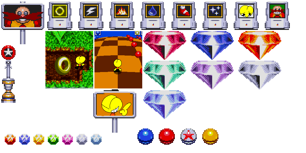 editing sonic 3 sprites ig - ibisPaint