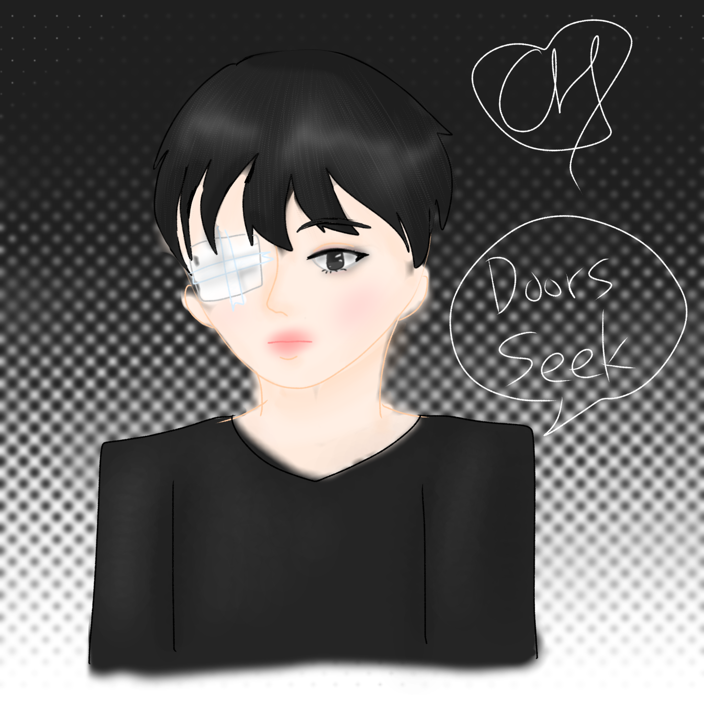 도어즈 시크 의인화 Doors seek👁 - ibisPaint