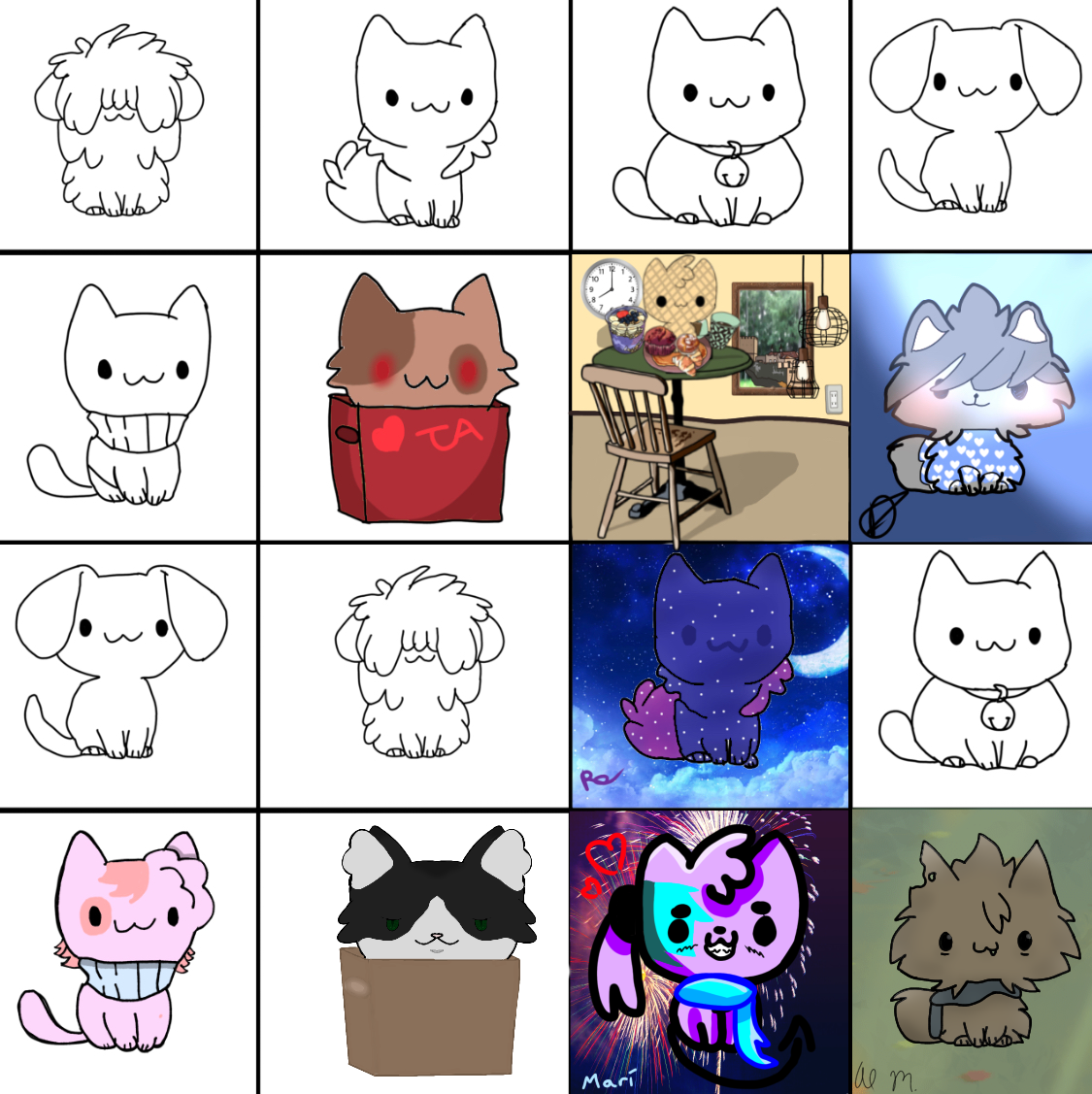 Cat Collab - ibisPaint