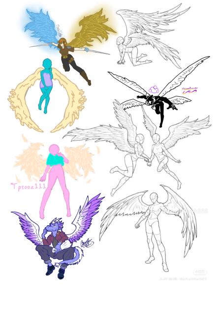 Oc with wings collab - ibisPaint