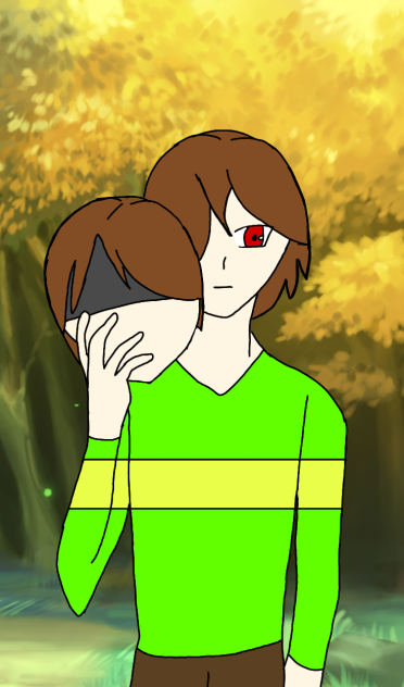 kris real face (deltarune fan art) - ibisPaint