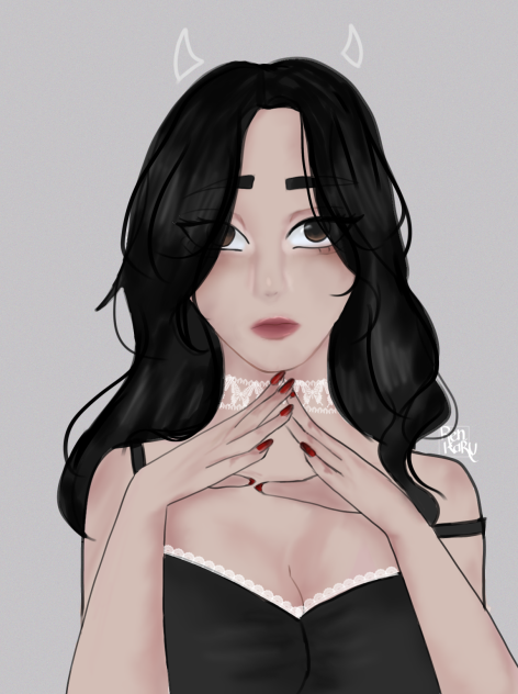 She’s evil - ibisPaint