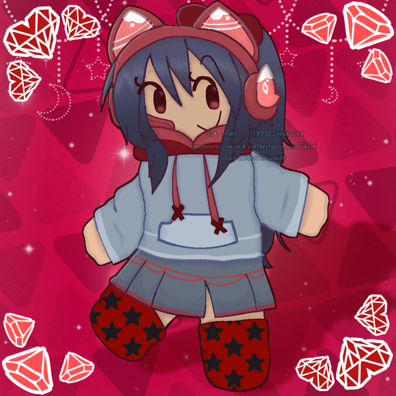 Red Diamond ️ (OC) - ibisPaint