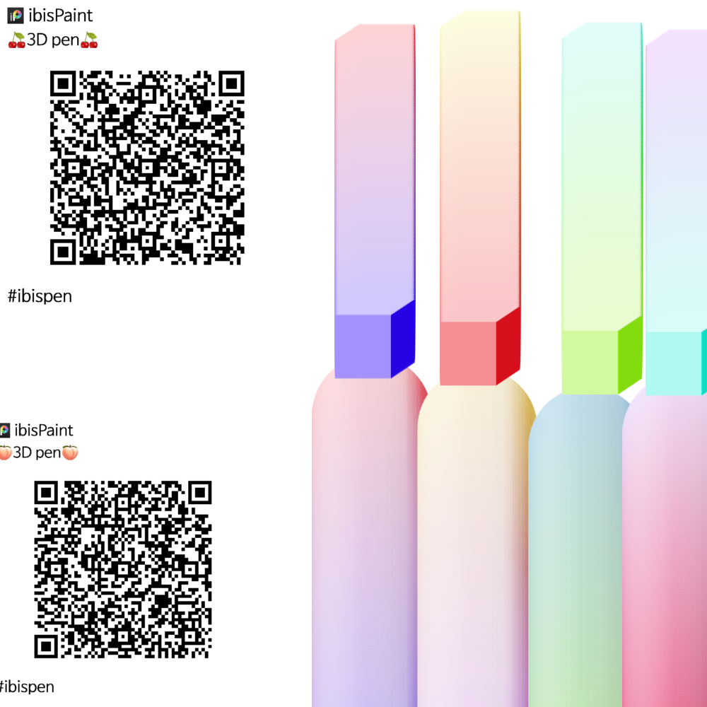 3D pen🍑🍒 - ibisPaint