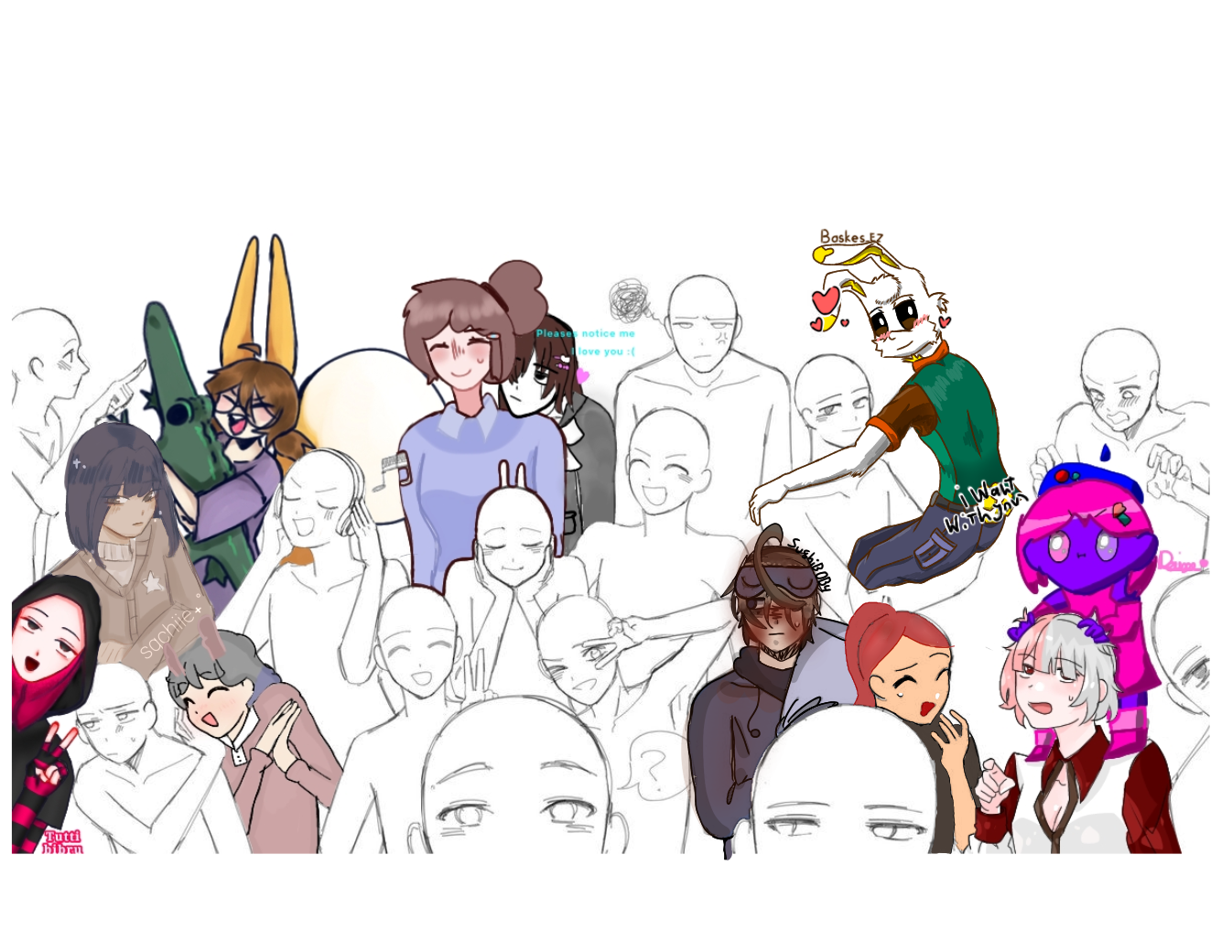 Group photo collab - ibisPaint