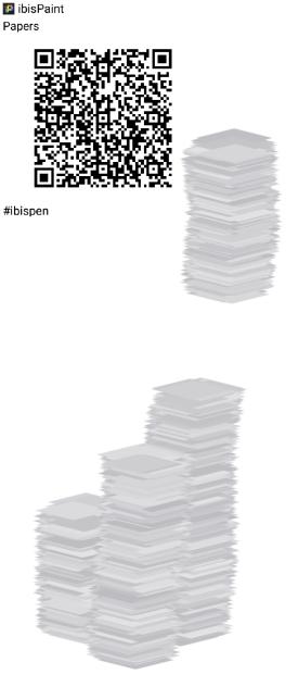 Papers brush - ibisPaint