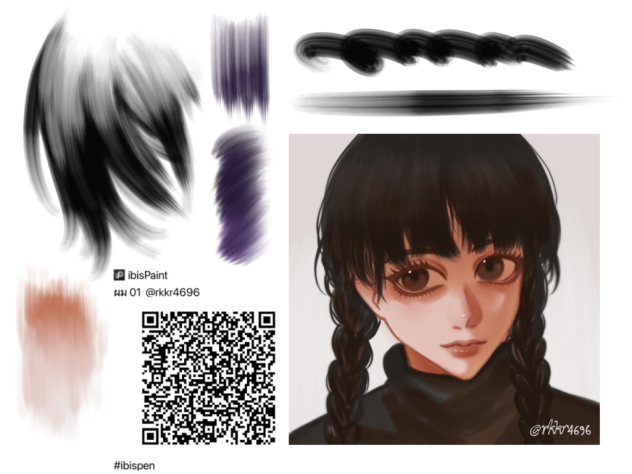 ผม 01 - ibisPaint