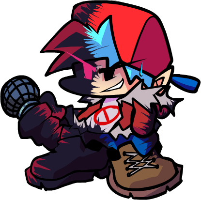 Fnf half corrupted survivor Bf - ibisPaint