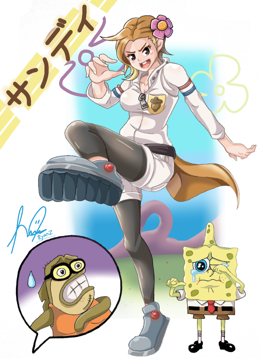 Sandy Cheeks Fanart (Fix) - ibisPaint