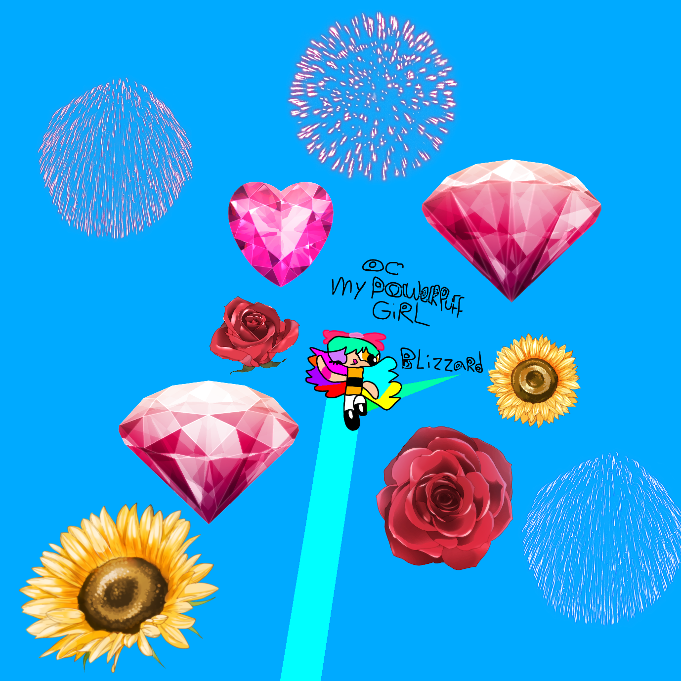 my oc poweRpuFF giRL BLizzaRd - ibisPaint