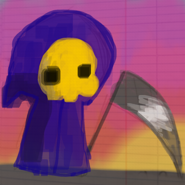little grim reaper ^^ - ibisPaint
