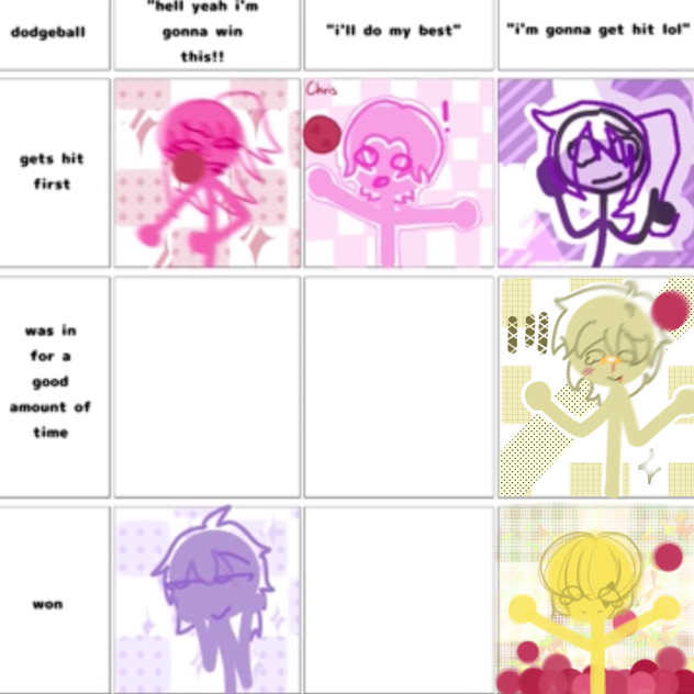 Dodgeball collab - ibisPaint