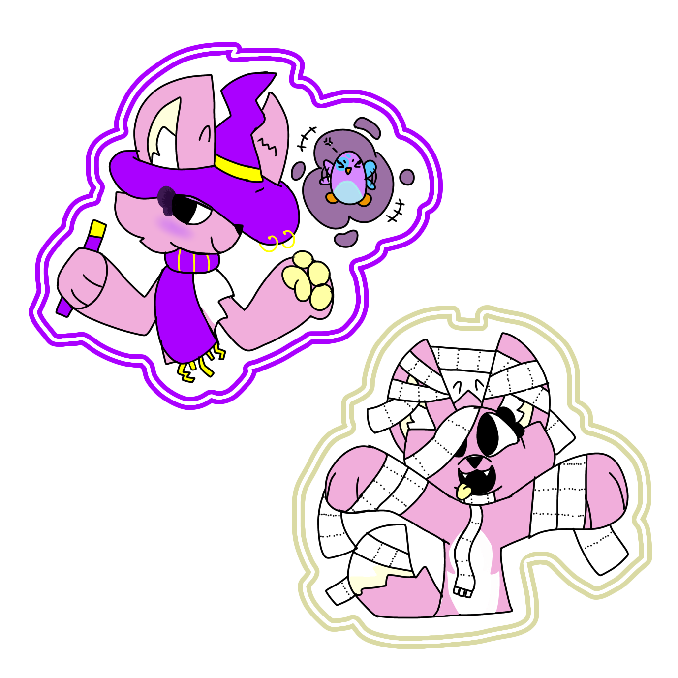 Halloween stickers!! - ibisPaint