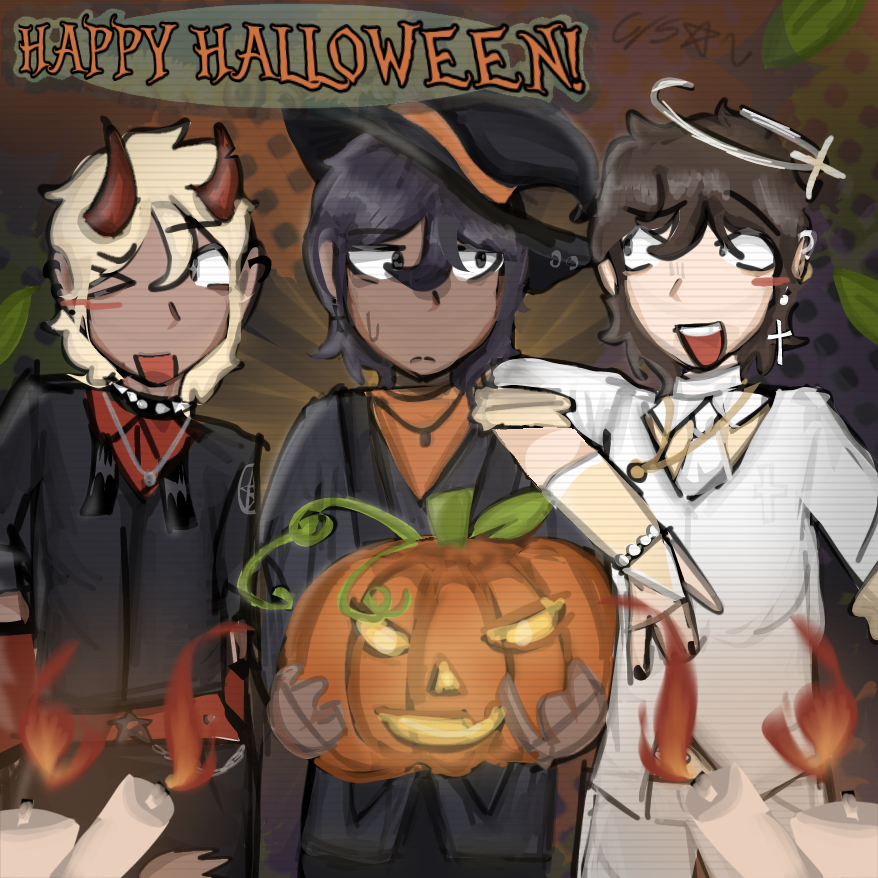 Collared x halloween costumes🎃 - ibisPaint
