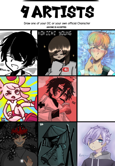 9 artists collab! - ibisPaint