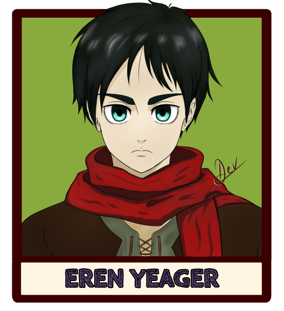 Eren Yeager Scarf - ibisPaint